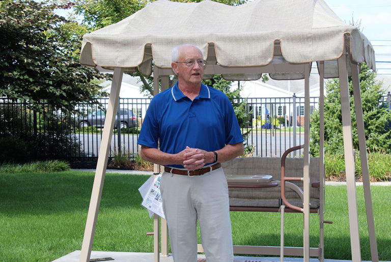 Whisperglide swing for The Courtyards - Brethren Village Retirement ...