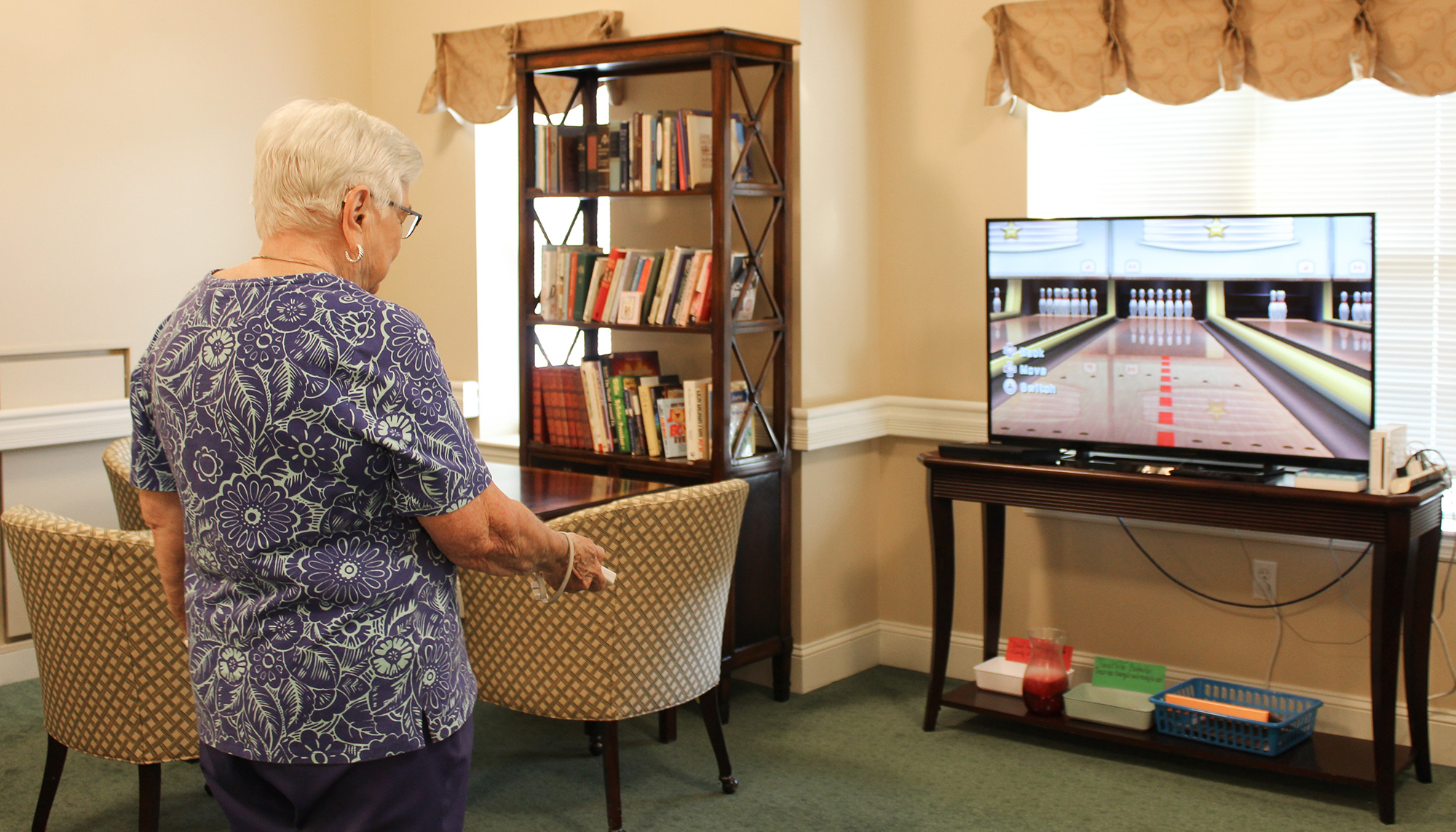Wii Bowling: A Perfect Fit for an Active Senior Living Community